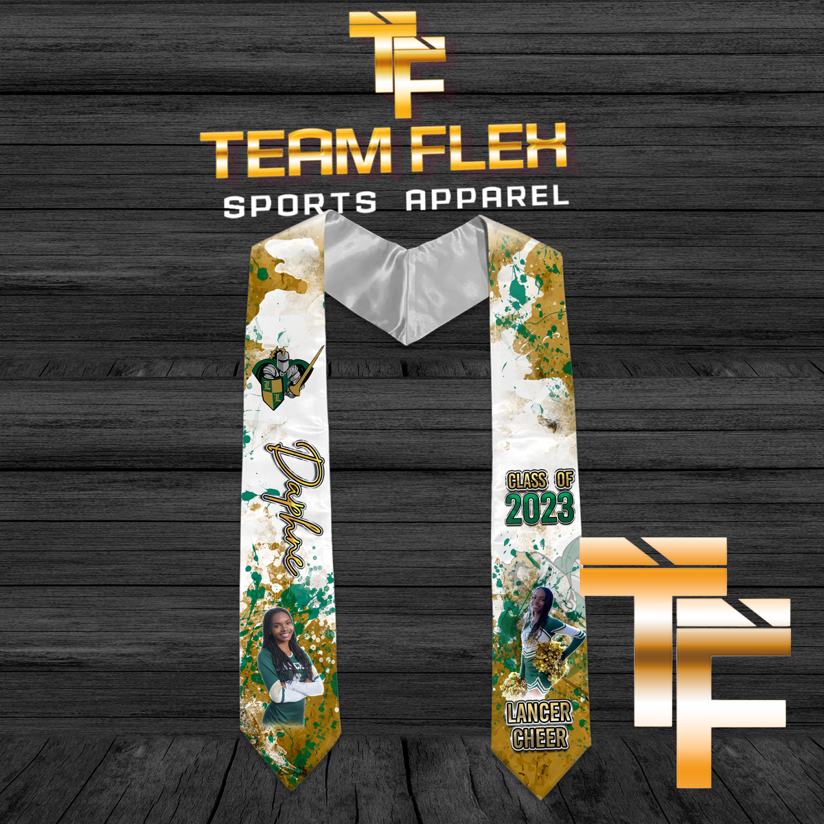 Custom Graduation Stole Design #216 – Team Flex 951
